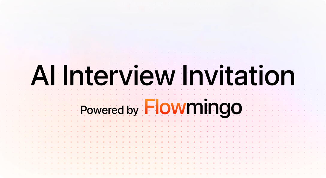 Flowmingo — Talent Acquisition Specialist Interview Invitation